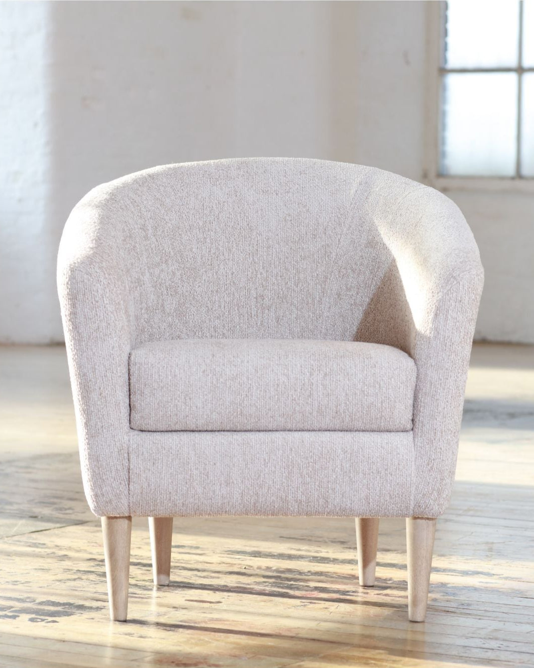 Tubby Tub Chair - Stone – Homebird Furniture