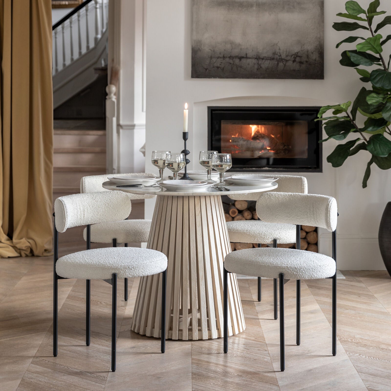 Sydney Round Dining Table – Homebird Furniture